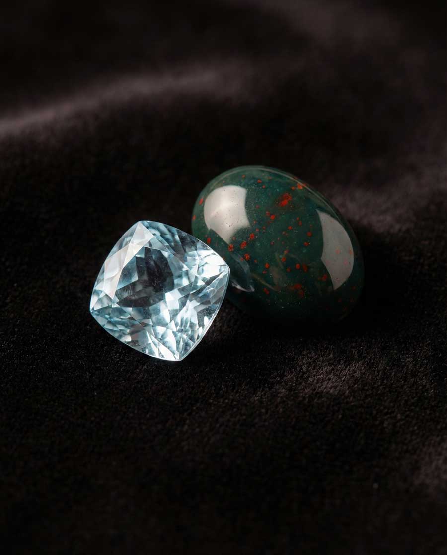 March Birthstones: Aquamarine & Bloodstone Guide | Joalys Paris